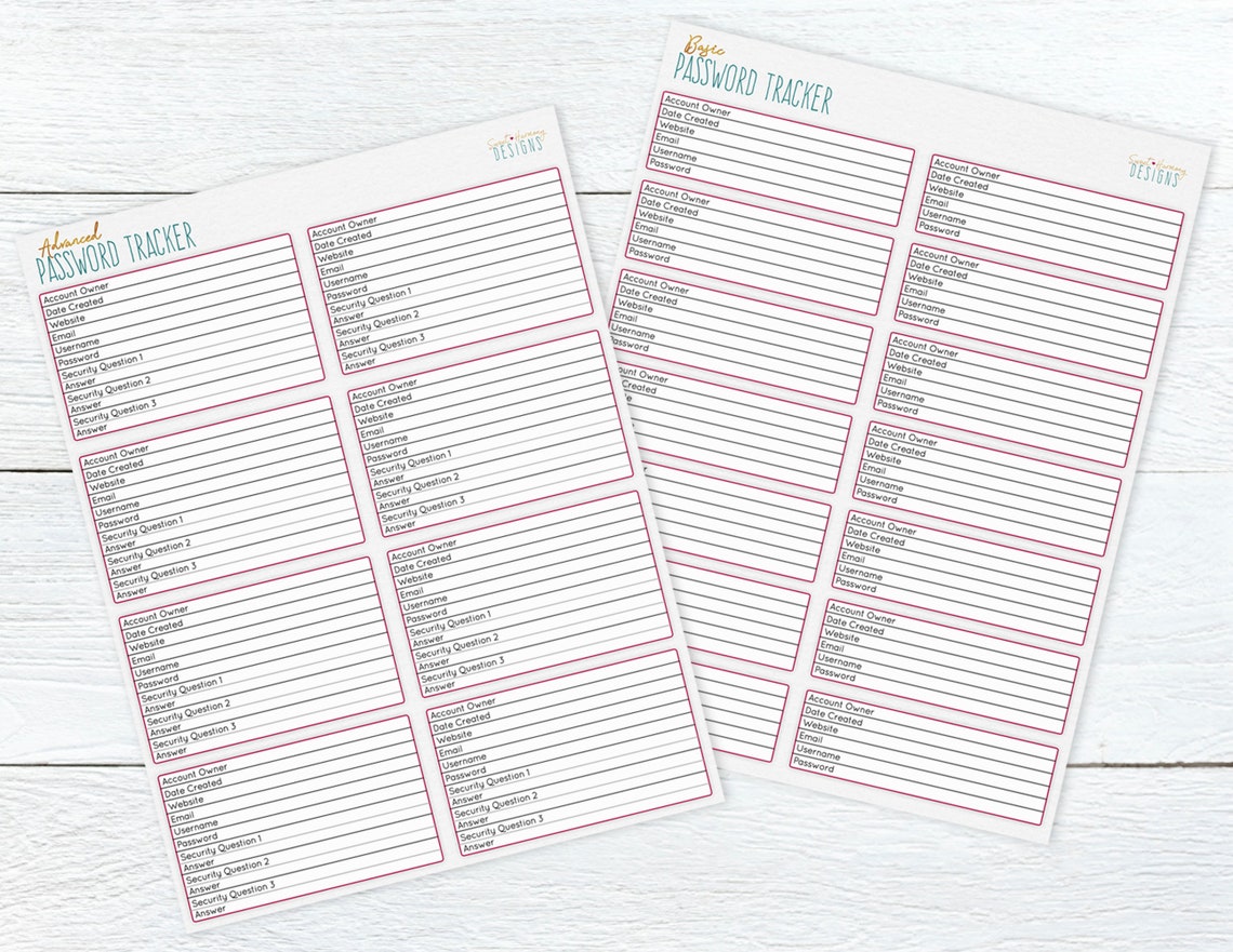Organizer Printable, Organizer PDF, Organizer for the Office, Printable ...