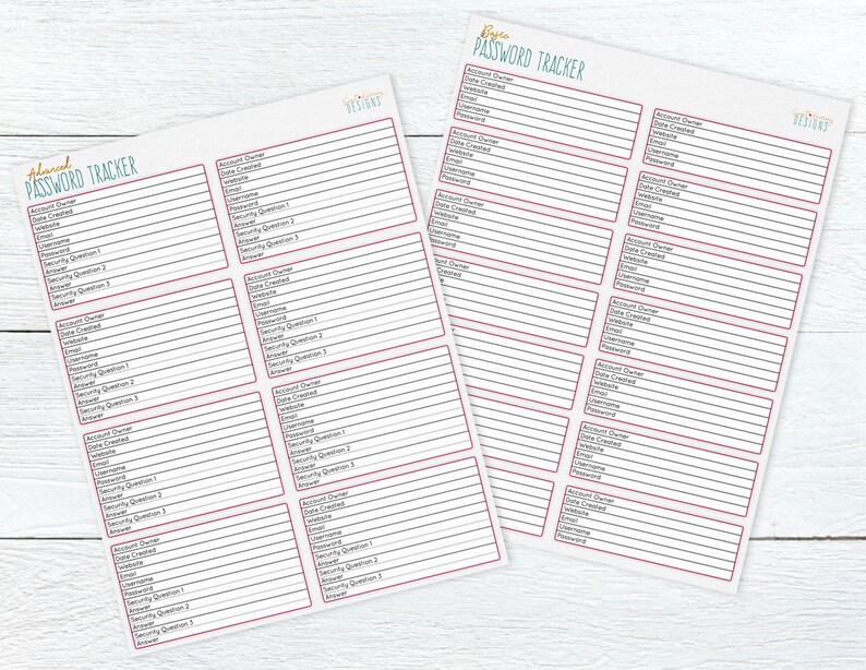Organizer Printable, Organizer PDF, Organizer for the Office, Printable ...