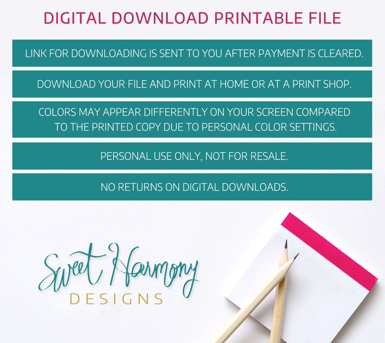 Organizer Printable, Organizer PDF, Organizer for the Office, Printable ...