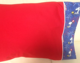 Snoopy Standard Pillowcase - Etsy