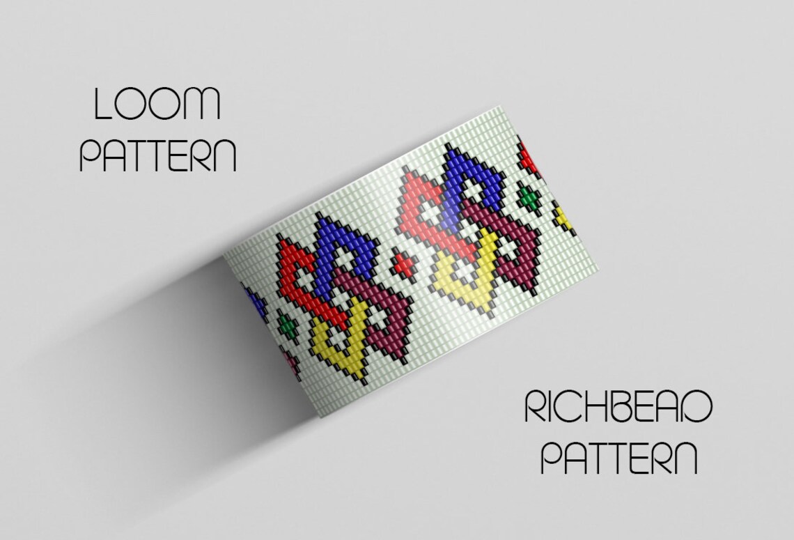 Celtic Knot Bead Loom Bracelet Patterns Seed Bead Loom - Etsy