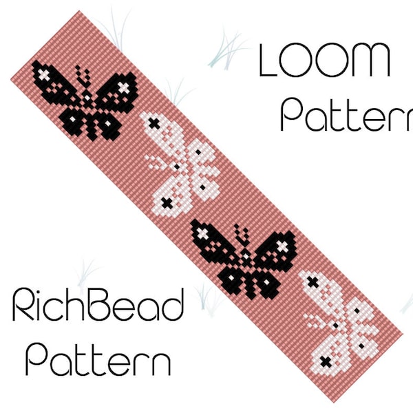 Butterfly Bracelet Loom Patterns - Etsy