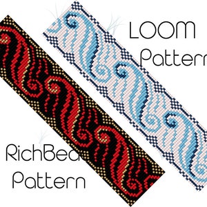 Bead Loom Patterns Bracelet Loom Beaded Bracelet Pattern Seed Bead Loom ...
