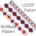 Christmas Star Bead Loom Patterns Bracelet Seed Bead Bracelet Patterns ...