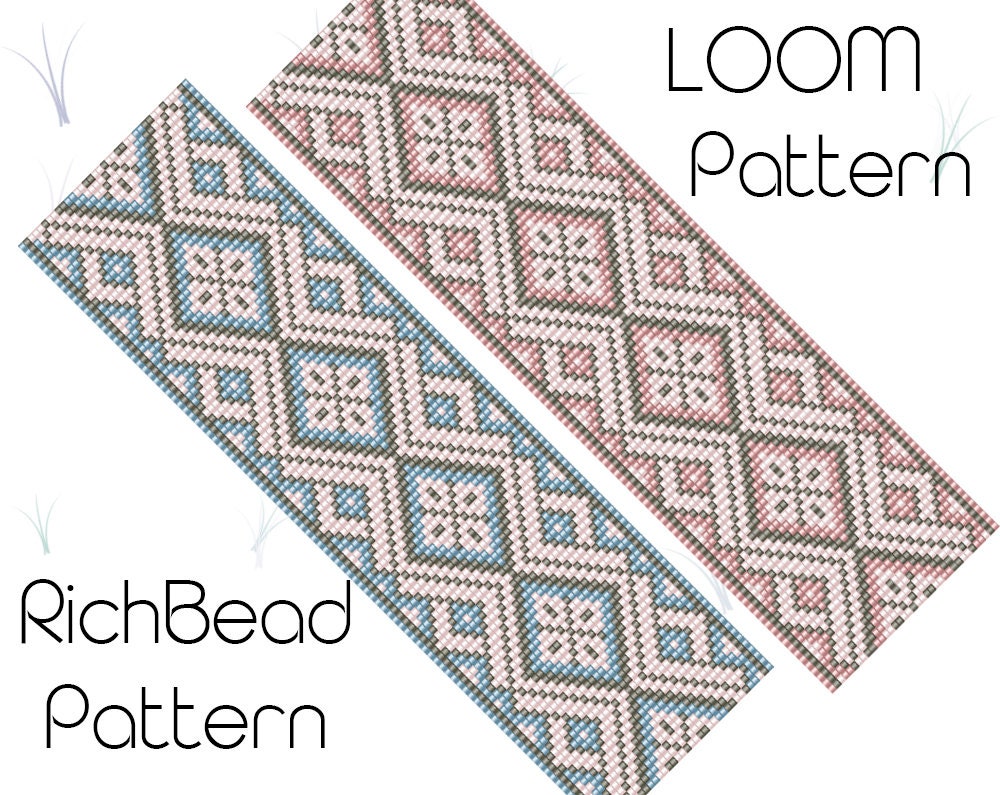 Loom Beaded Bracelet Pattern Download Bead Loom Patterns Pdf Seed Bead ...