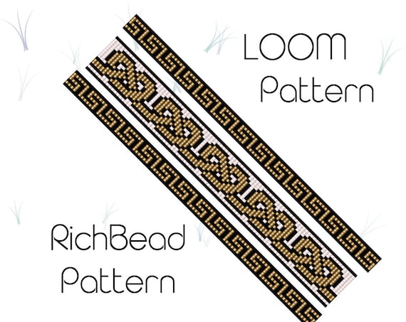 Celtic Knot Loom Beading Patterns Beadweaving Pattern Seed - Etsy
