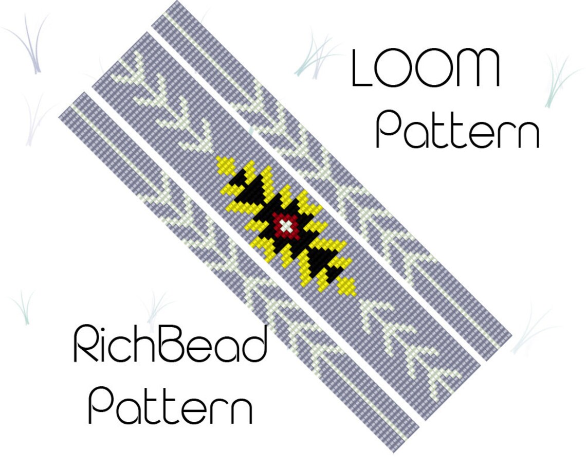 Bead Loom Patterns Native American Square Stitch Beading - Etsy