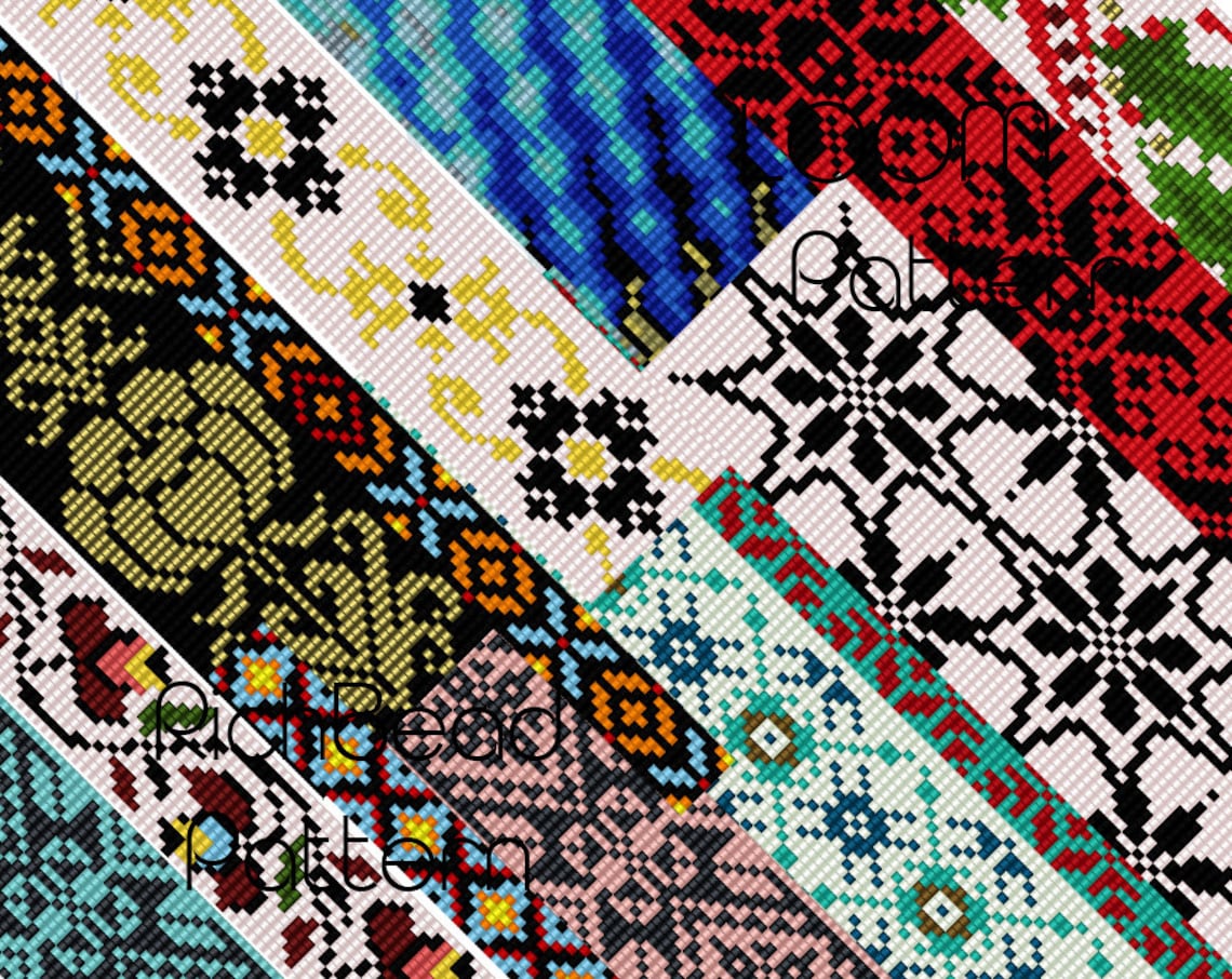 Seed Bead Bracelet Pattern Bead Loom Patterns Bracelet | Etsy