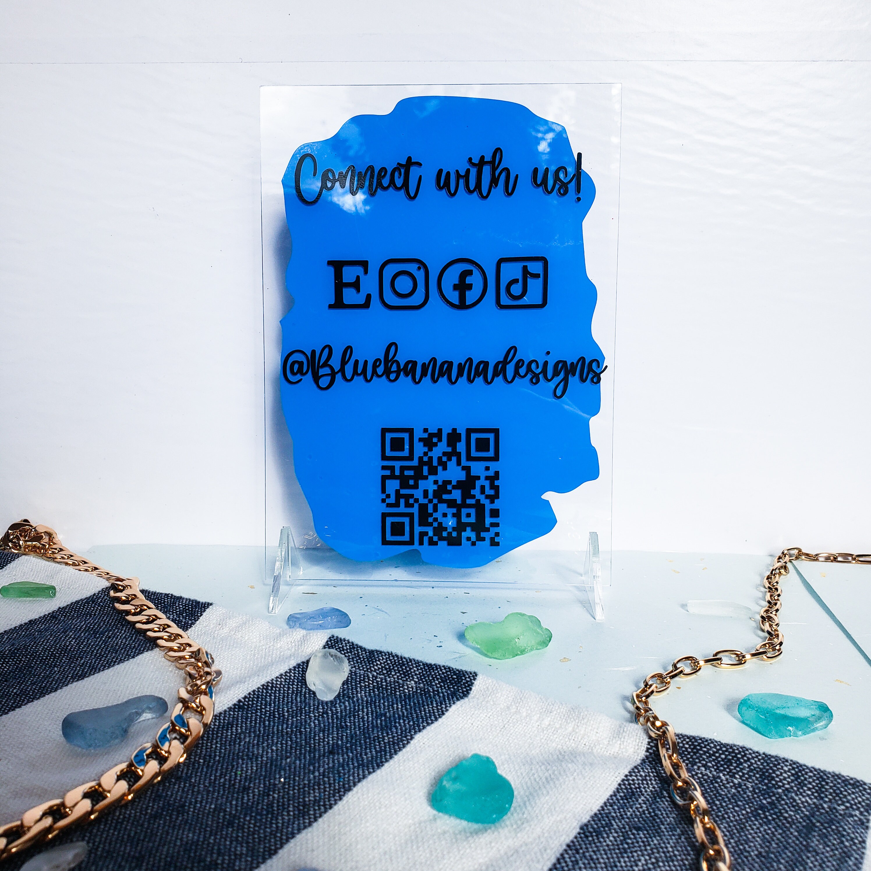 Custom Business QR Code Acrylic Stand Custom Acrylic QR Code - Etsy Canada