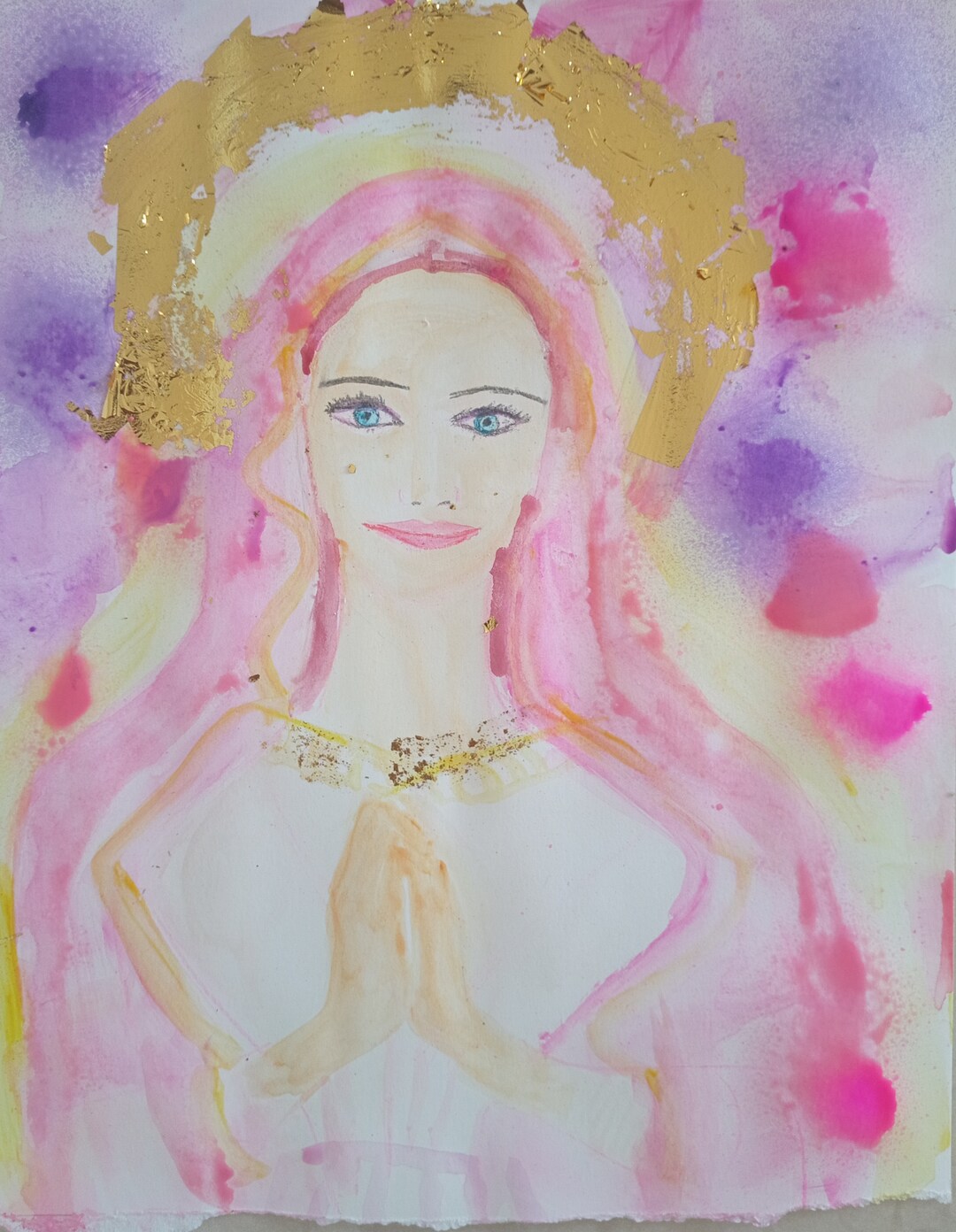 Dream Mary, Virgin Mary, Drawing, Painting - Etsy UK