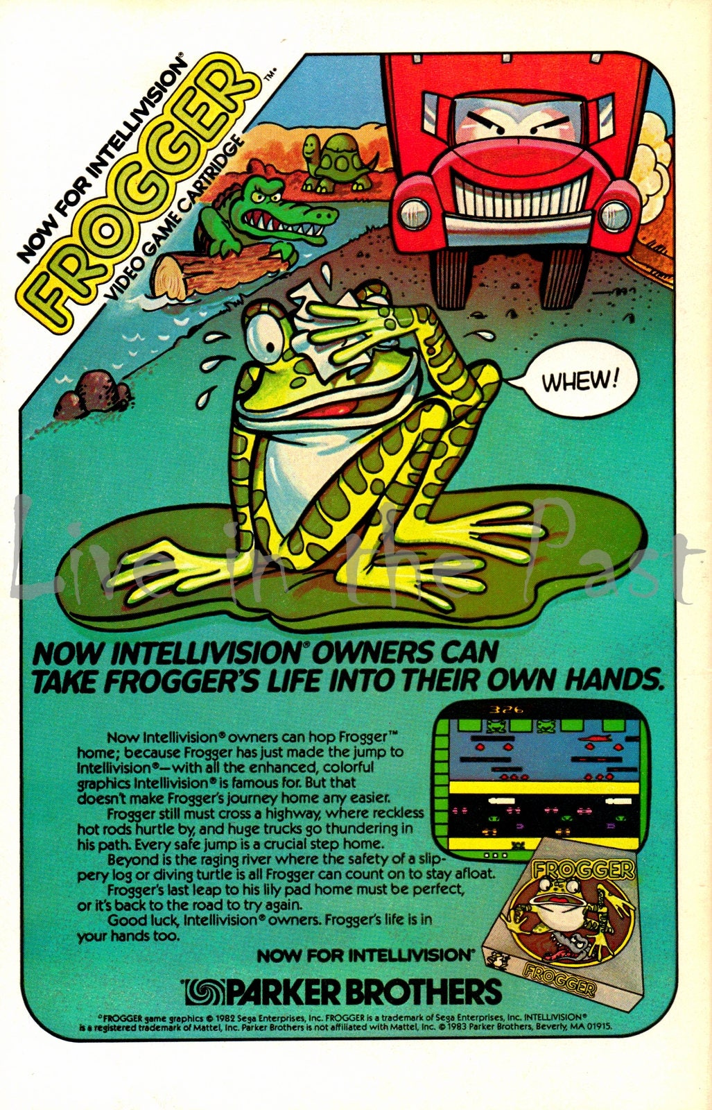 Anuncio de videojuego de Frogger para impresión de póster de | Etsy