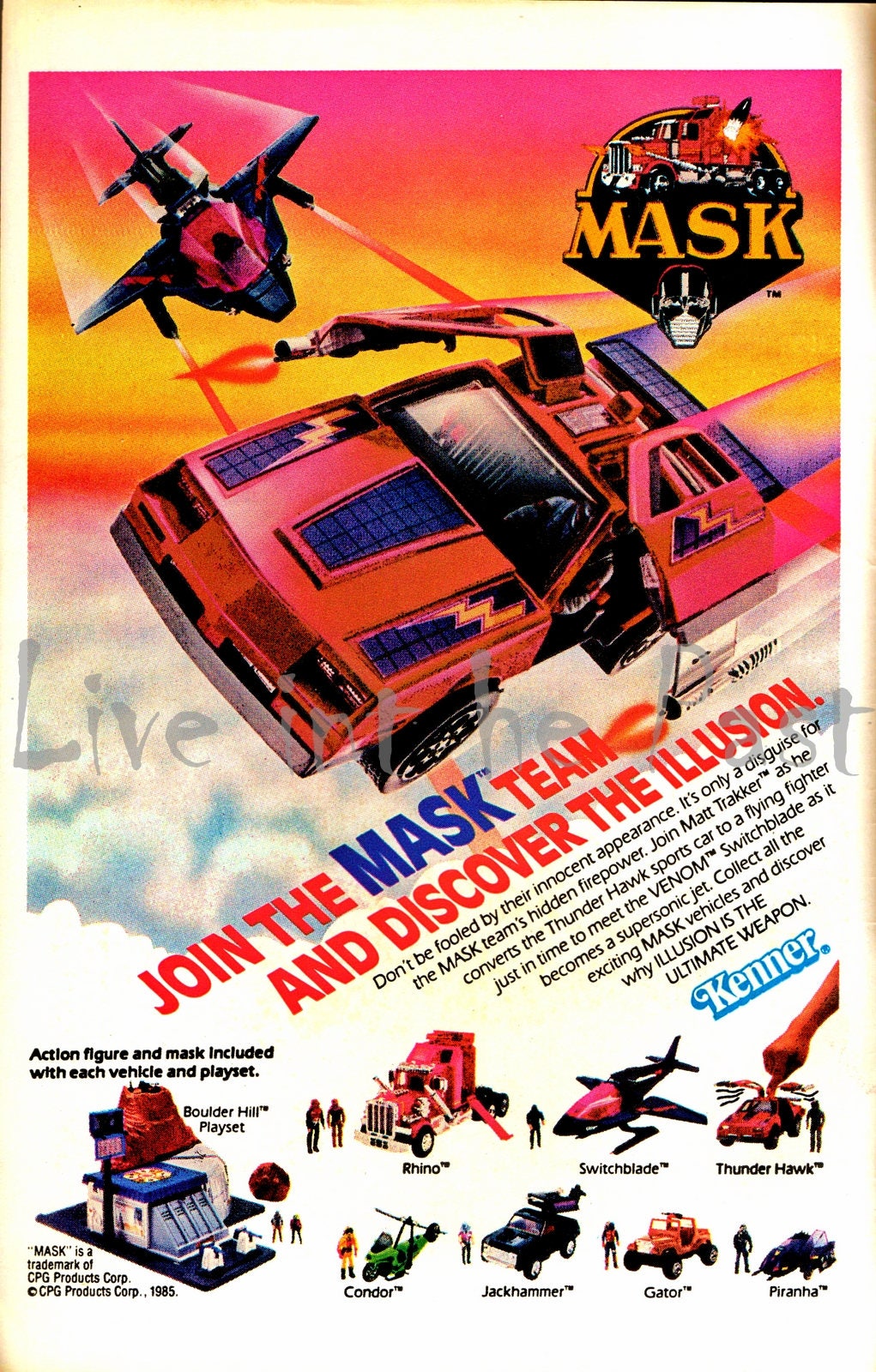 M.A.S.K Action Figure Advertisement Poster Print - Etsy