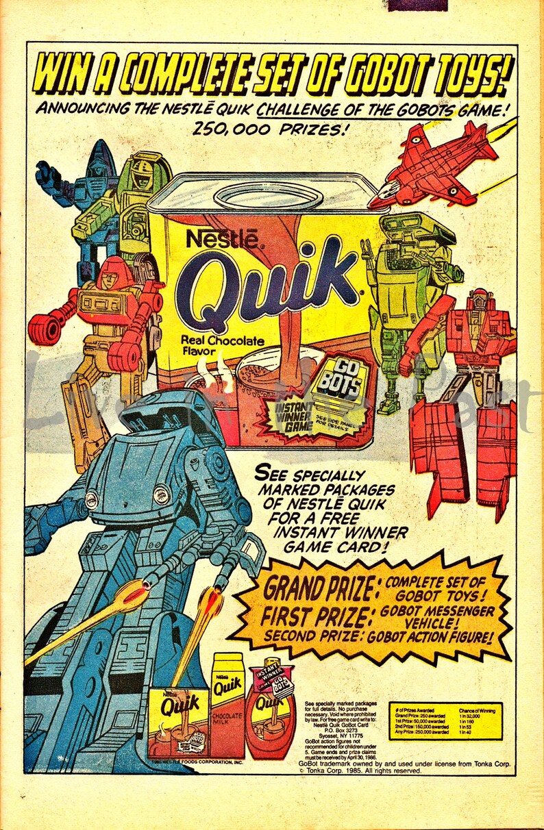 Gobots Toy Prize Ad Poster Print - Etsy