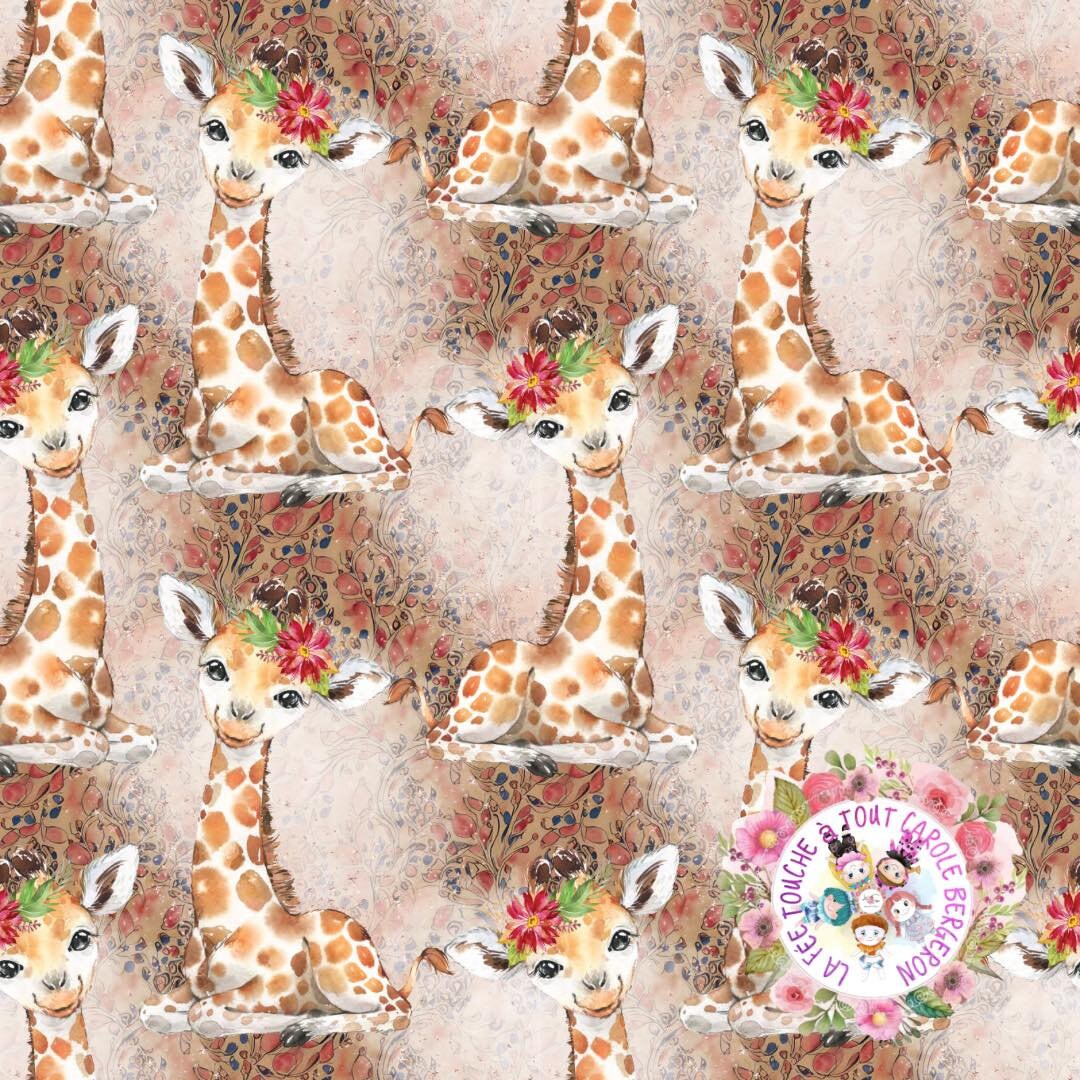 Seamless Cute Little Giraffe - Etsy