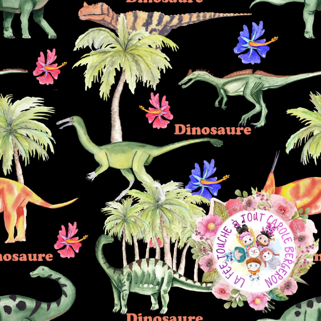 Dinosaur Seamless Pattern - Etsy