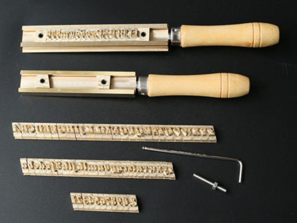 Custom Made Brass Alphabet Stamp Letter Stamp Changeable Mould | Etsy