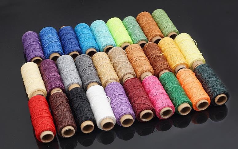 5pcs 50M 1mm Waxed Linen Wax Cotton Cord String Linen Thread - Etsy