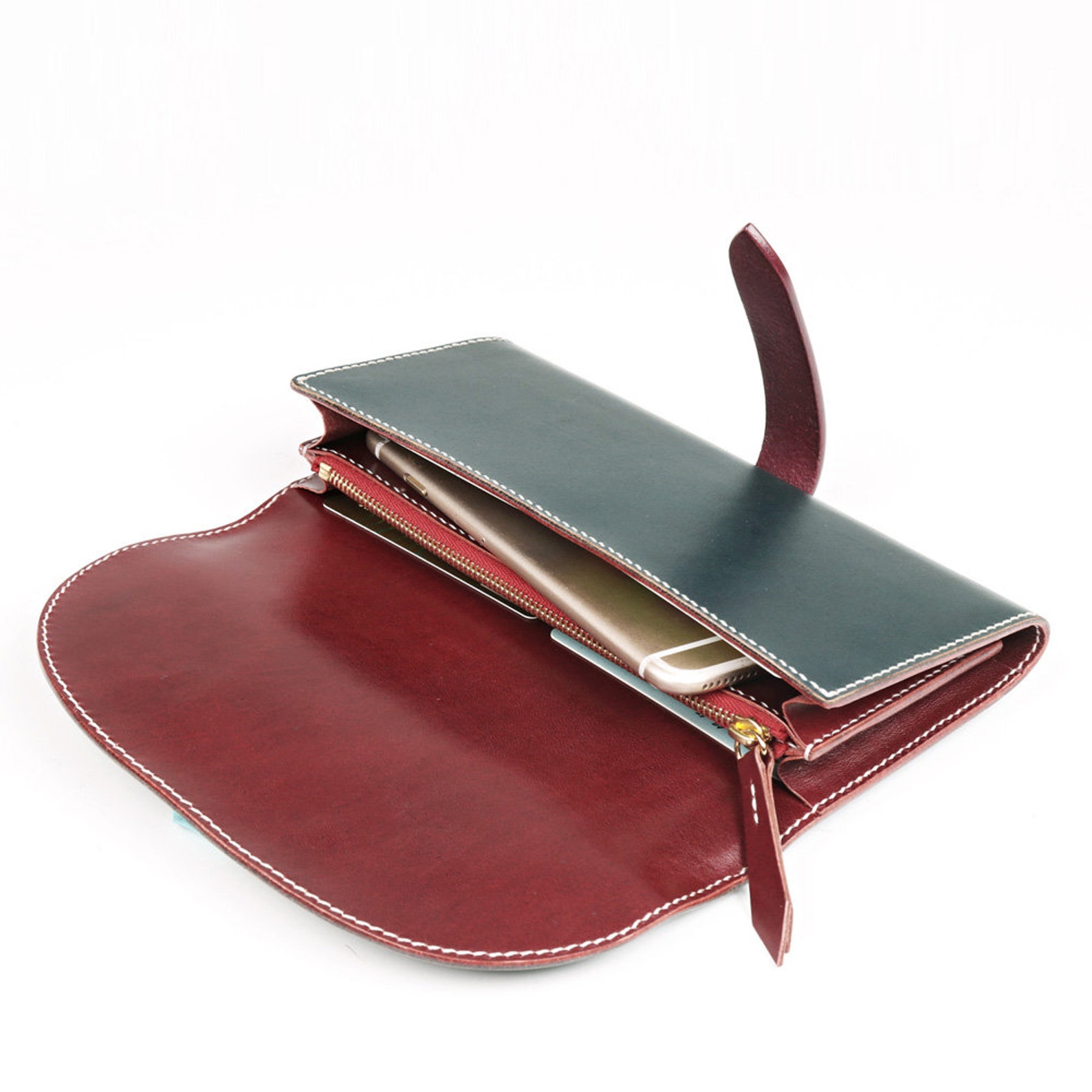 Belt Lock Long Wallet Template Acrylic Leather Pattern Craft - Etsy