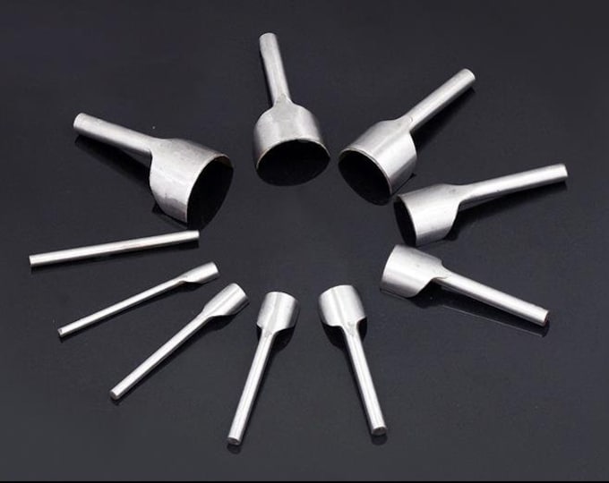 Set of 6 Durable Steel V Shape Punch-cutter for Leather | Etsy