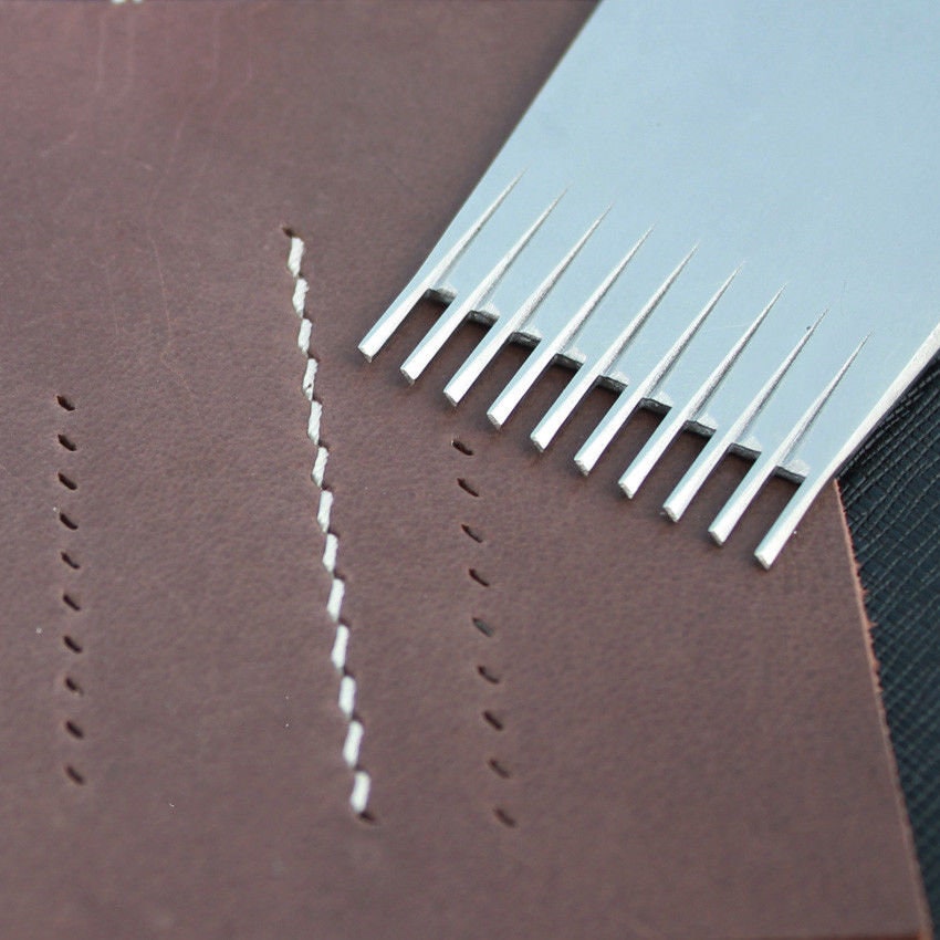 High Quality French Style Leather Craft Pricking Irons Stitching Lacing ...