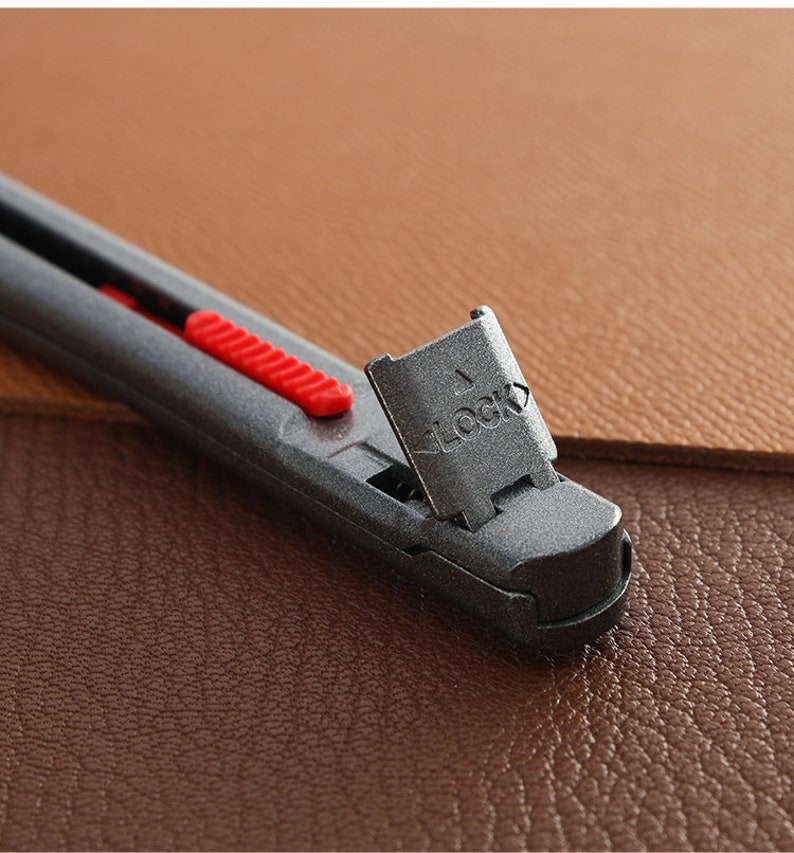 30 Degree Aluminium Diecast Crip 9mm Cutter Tip Utility Knife Leather ...