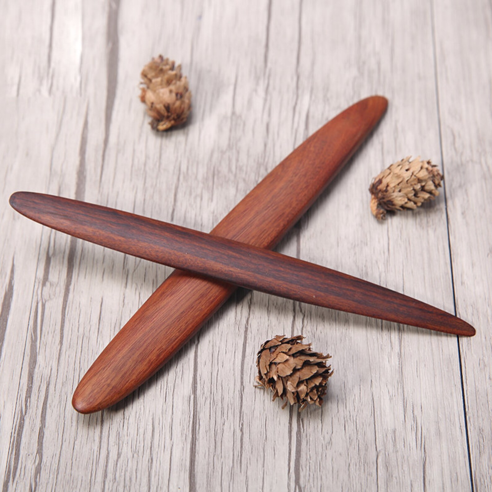 Wooden Molding Shape Bone Folder Paper Creaser Burnisher Edge Pressing ...