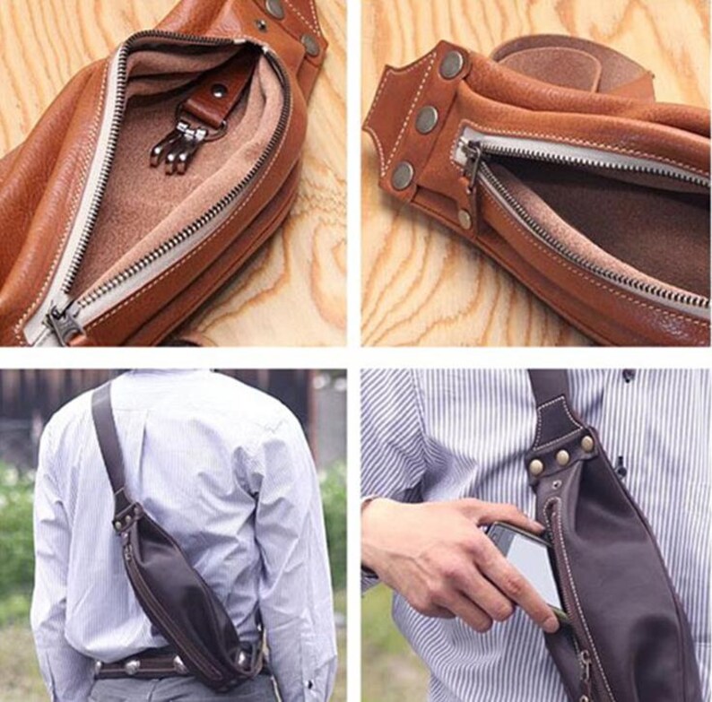 Belt Bag Pattern Chest Bag Pattern / Leathercraft Pattern/ PDF - Etsy