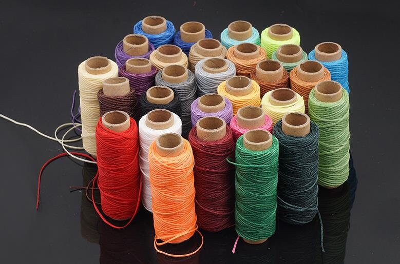5pcs 50M 1mm Waxed Linen Wax Cotton Cord String Linen Thread - Etsy