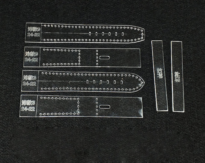 18/19/20/22mm Leather Craft Acrylic Watch Strap Band Stencil - Etsy