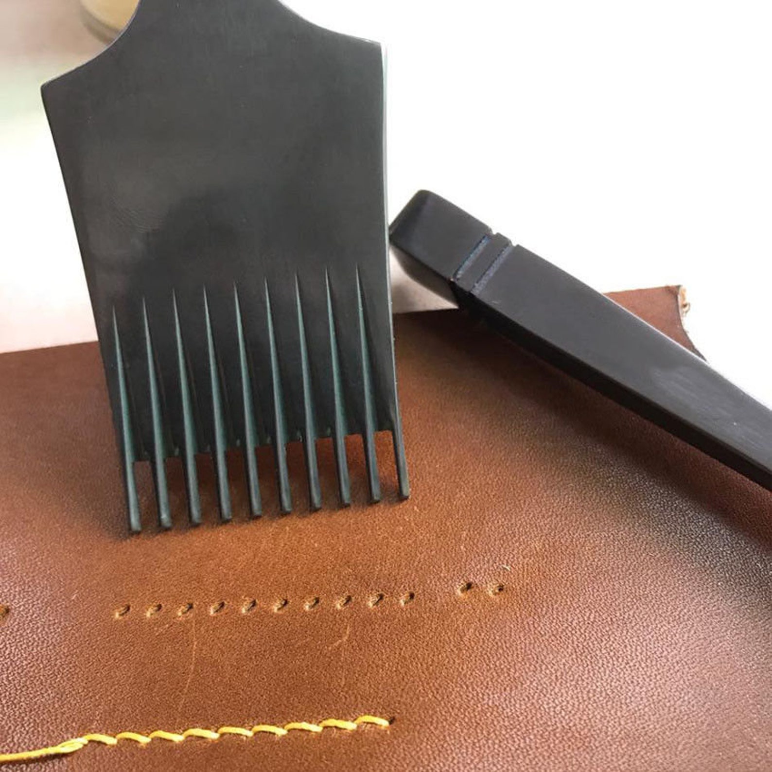 High Quality Black Steel French Style Leather Craft Pricking - Etsy