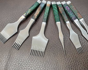 High Quality Steel French Style Leather Craft Pricking Irons | Etsy