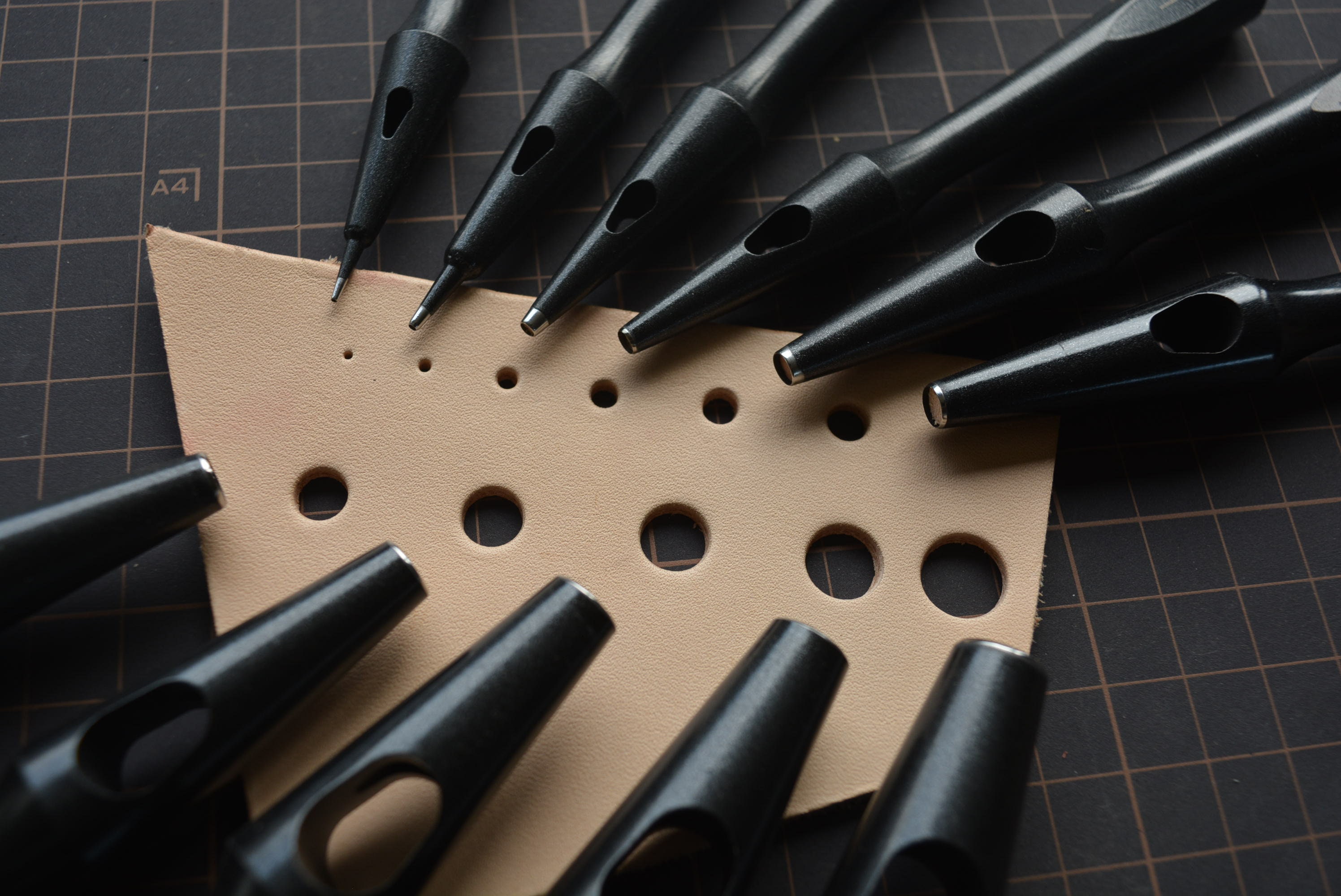 Leather Belt Punch Hole Punch black High Quality - Etsy