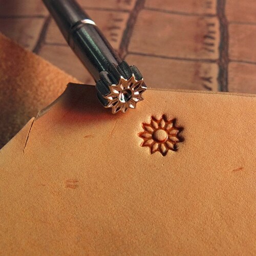 Leather Sramp Stainless Steel Leather Craft J786 Flower Center - Etsy