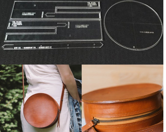 Leather Craft Acrylic Template for Business Long Wallet - Etsy