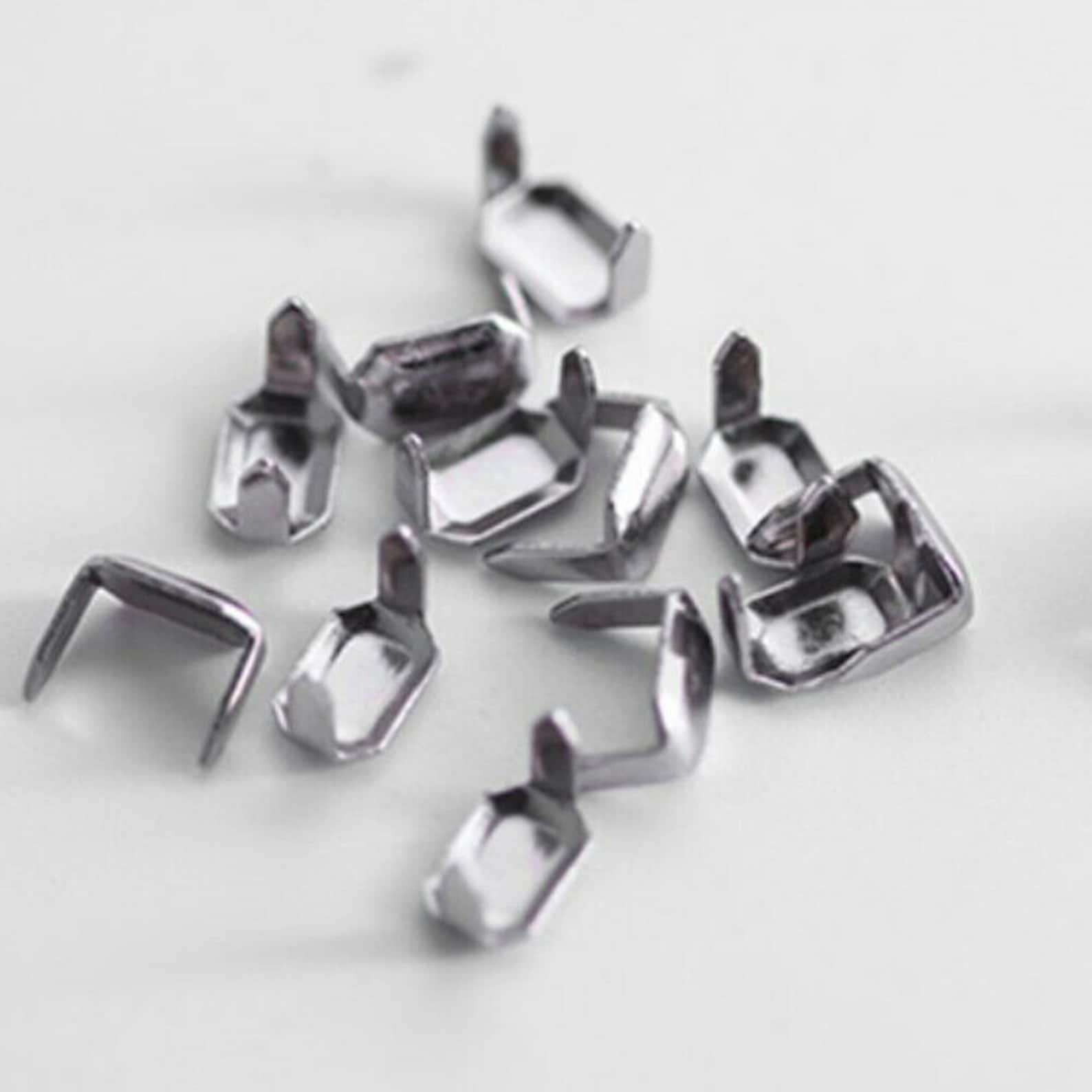 Solid Brass Leather Staples for Belt Loops Fastener Holder - Etsy UK