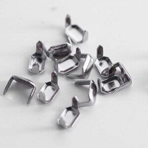 Solid Brass Leather Staples for Belt Loops Fastener Holder Dressmake ...