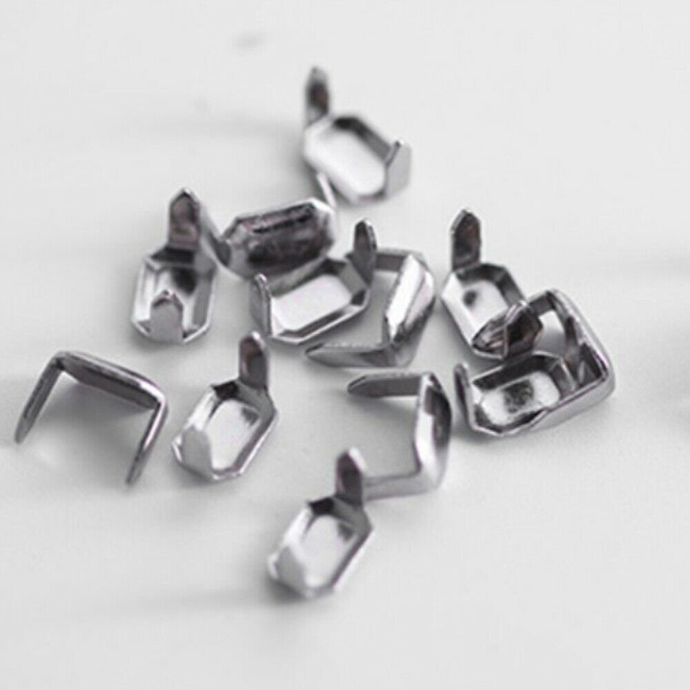 Solid Brass Leather Staples for Belt Loops Fastener Holder - Etsy