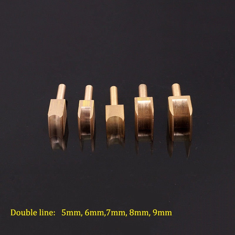 Solid Brass Solder Iron Tip Burn Edge Decorate Leather Slicker ...
