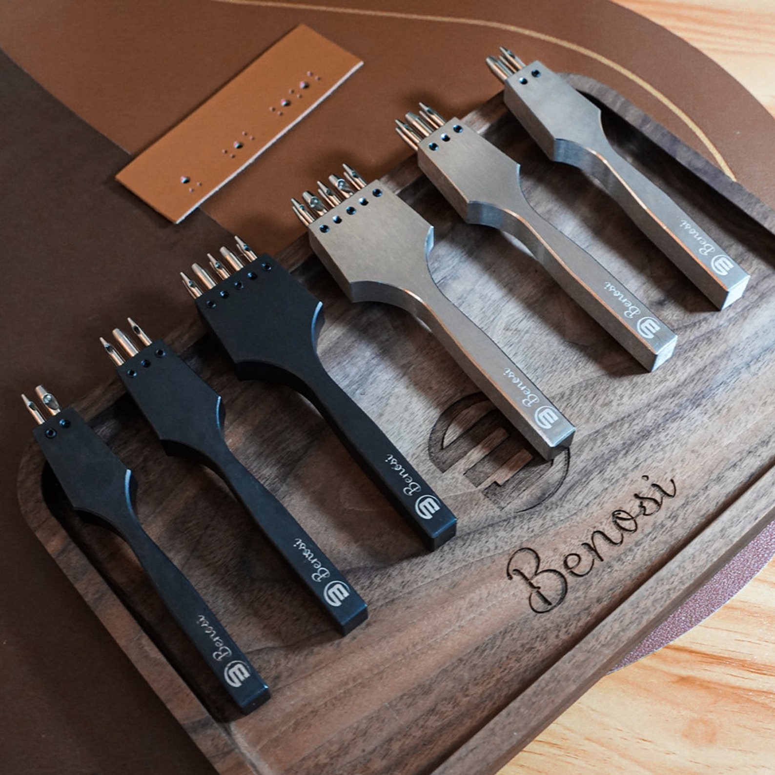 Leather Punch / Brogue Style Hole Punch Shoemaking Leathercraft Tools ...