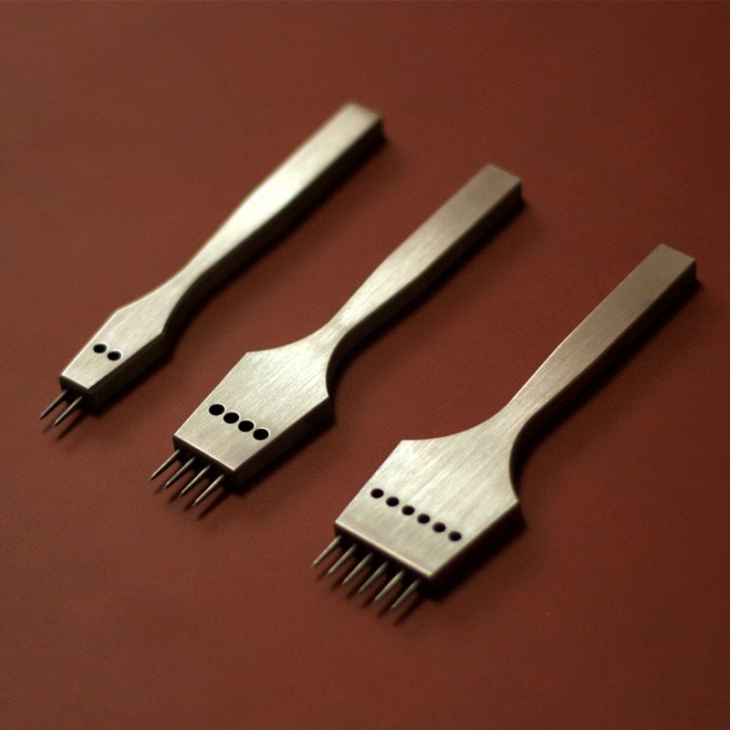 Removable Leather Craft round Hole pricking iron chise steel | Etsy