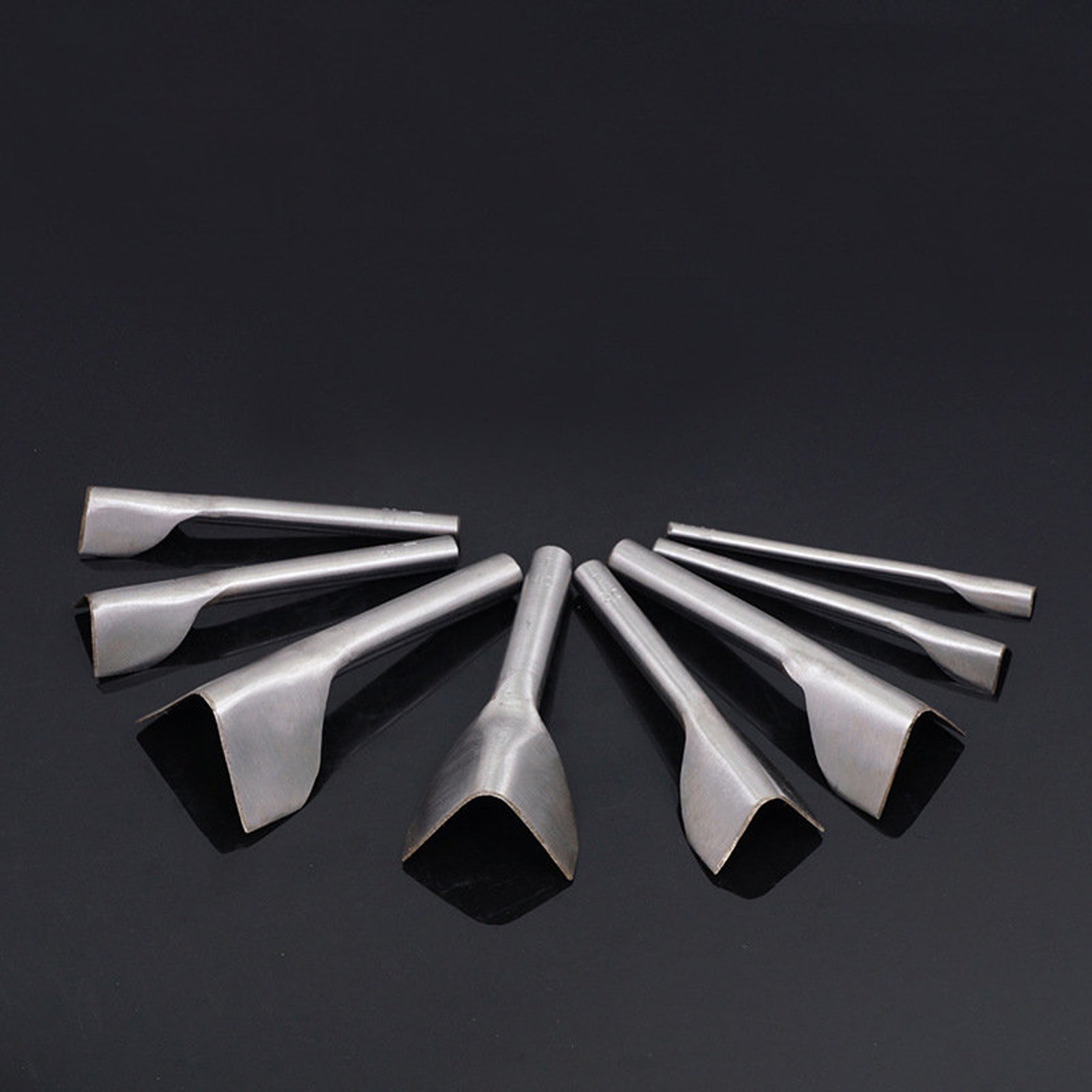 Set of 8 Durable Steel V Shape Punch-cutter for Leather | Etsy