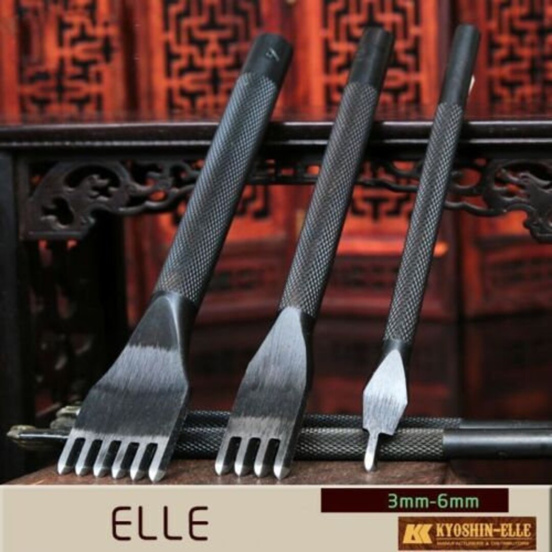 Diamond Leather Stitching Chisel Leathercraft Pricking Iron Tool by ...