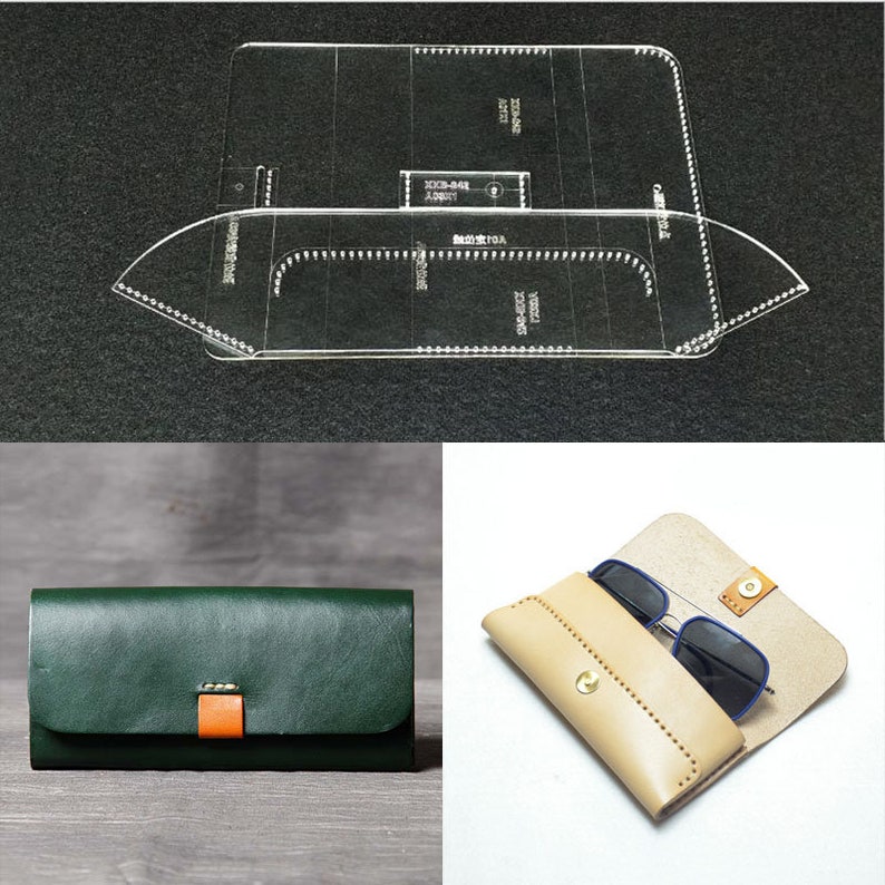 Leathercraft Leather Handcraft Sunglasses Pocket Bag Glasses - Etsy