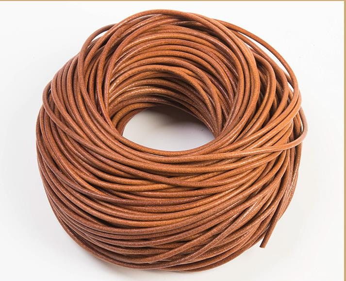 Genuine Leather Cord 2-5-10 Meters String Lace Rope Flat - Etsy