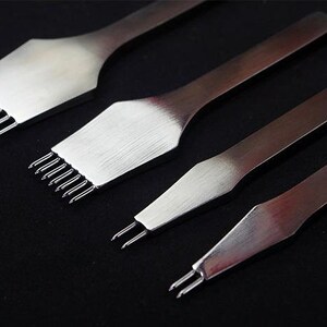 Leathercraft Stitching Circle Round Prong Chisel Round Punch Pricking ...