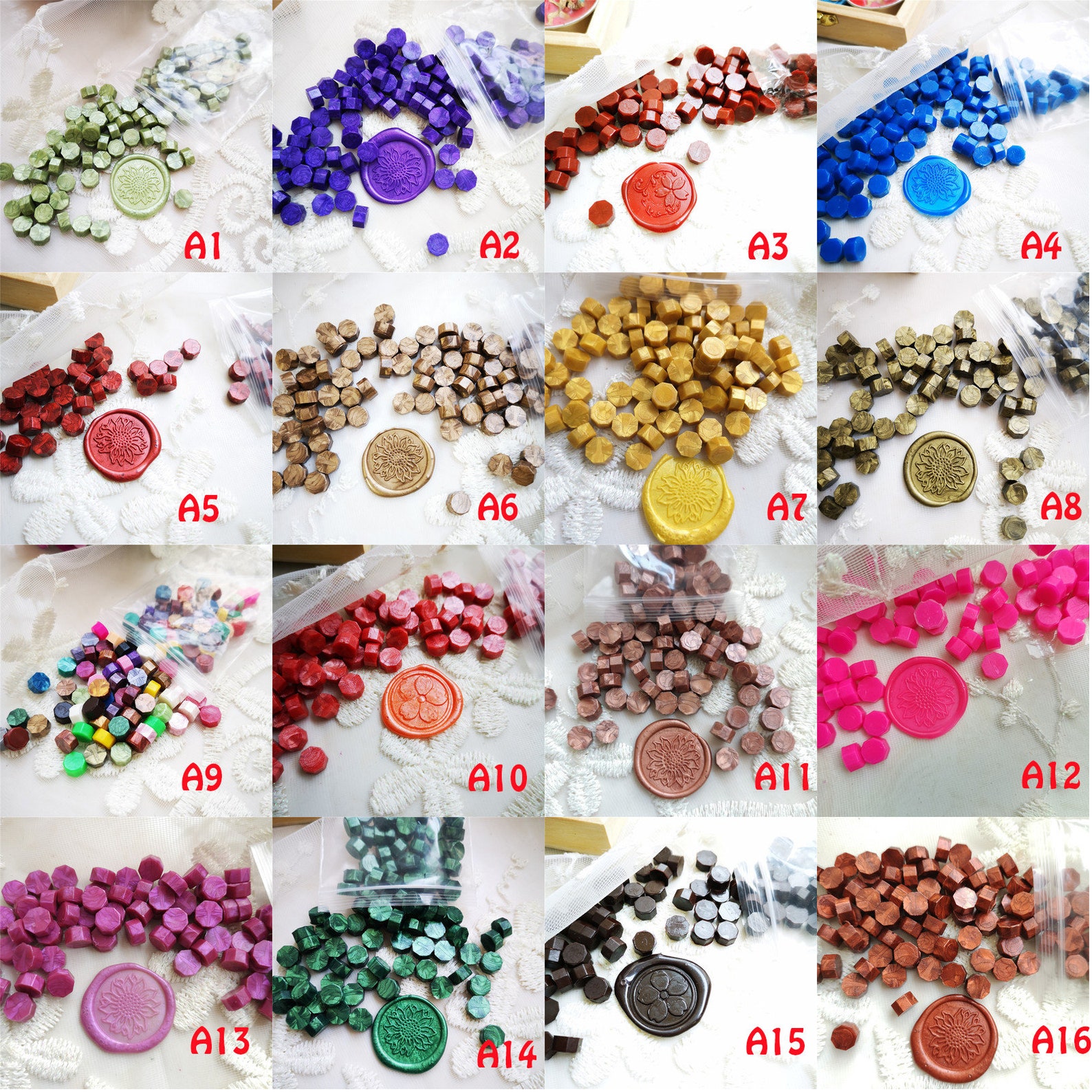 100pcs Sealing Wax Beads Stamp Craft Wedding Invitation - Etsy