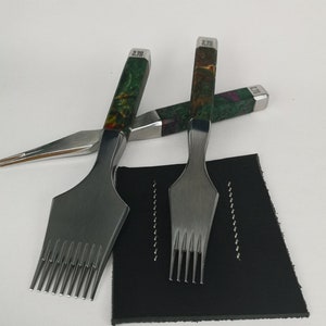High Quality Steel French Style Leather Craft Pricking Irons Stitching ...