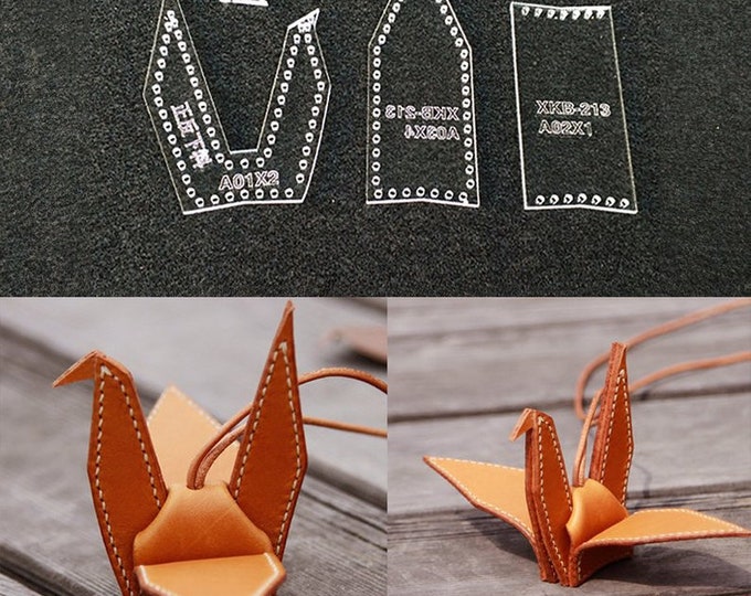 Leather Craft Acrylic Template for Business Long Wallet - Etsy