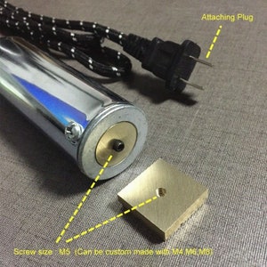 Custom Made Brass Stamp Leather Seal Wood Heat Embosser Soldering Iron ...