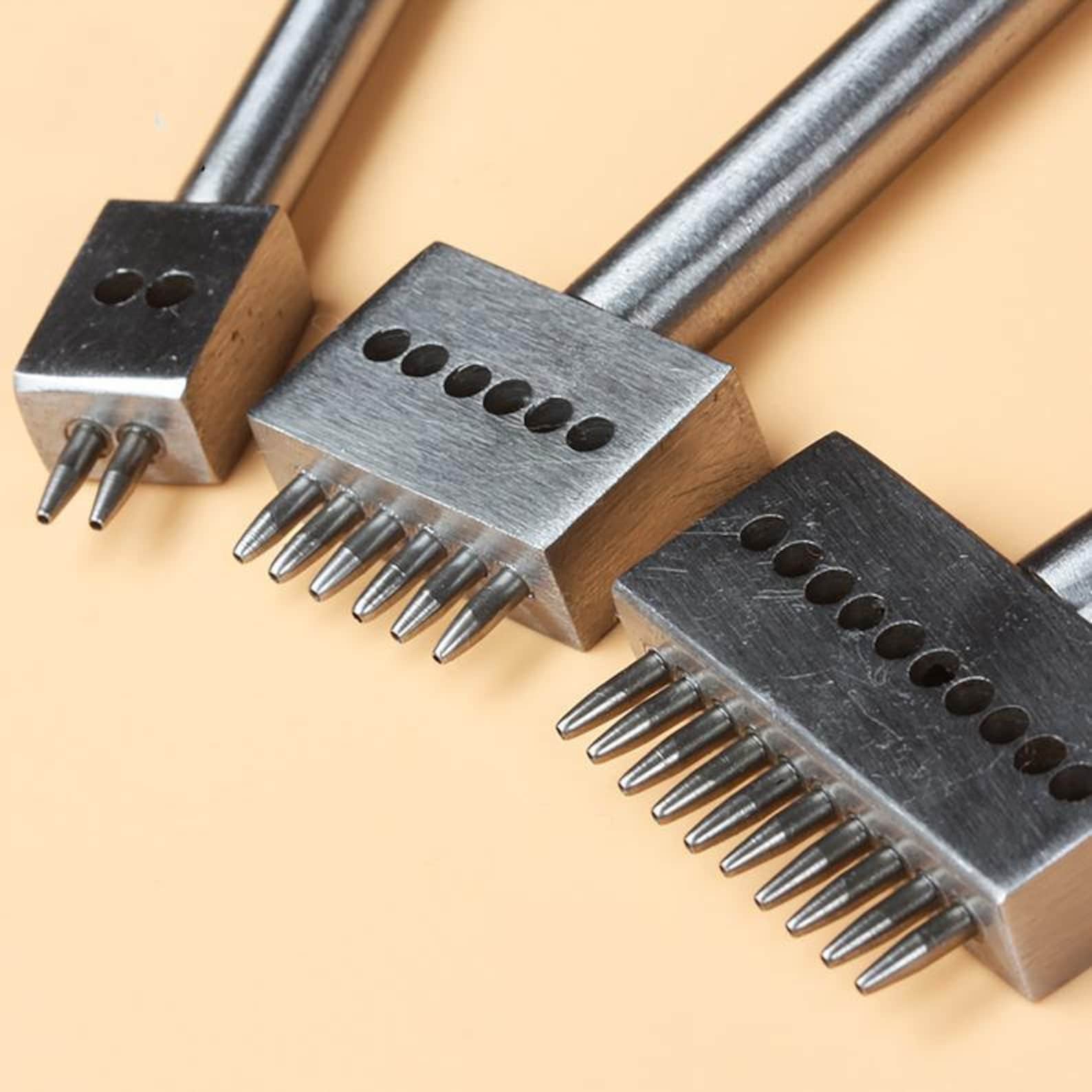 4/5/6/8mm Leather Stitching Prong Punch Round Holes / Leather | Etsy